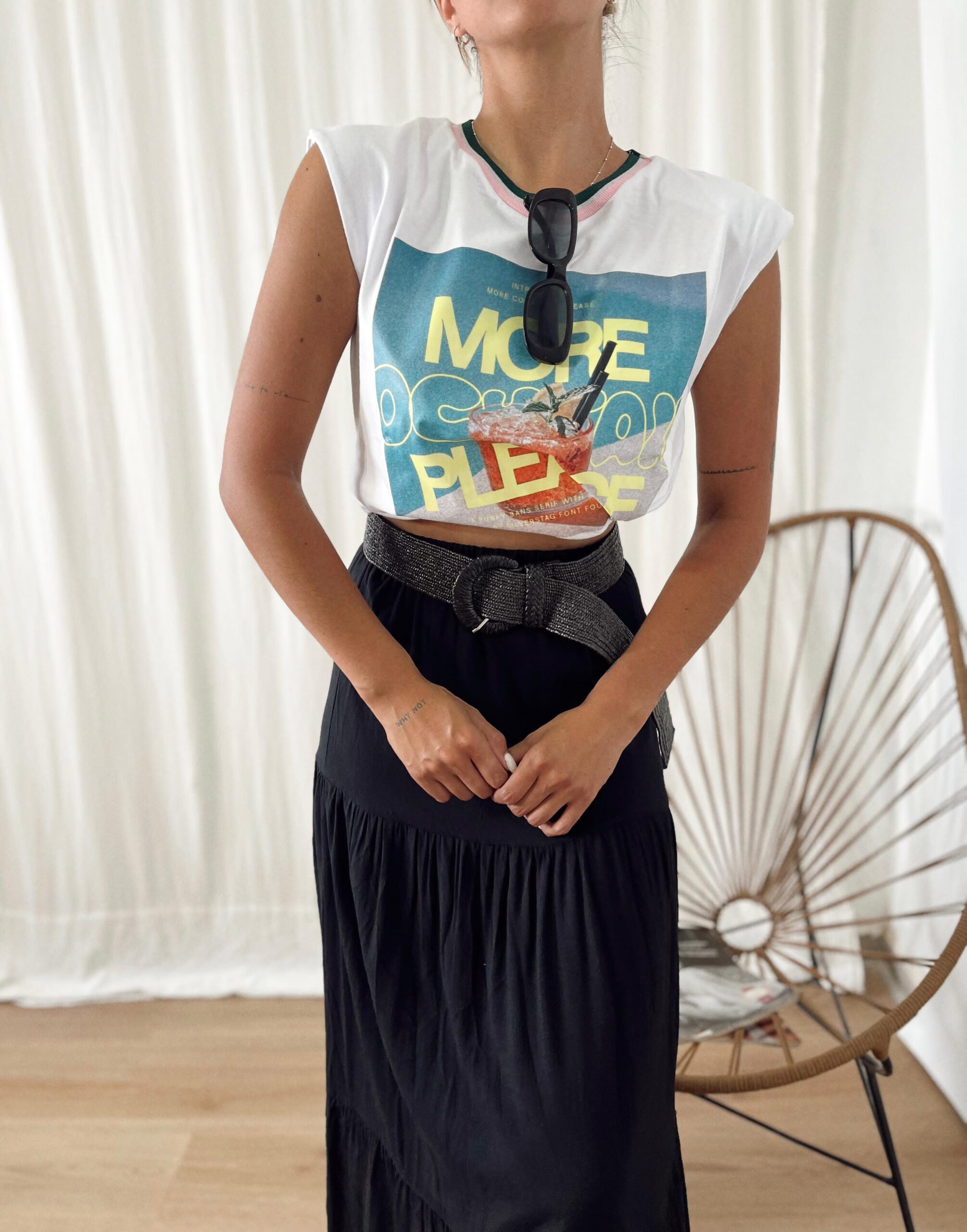 POLLERA PAISANA LINO - Diosas Fem